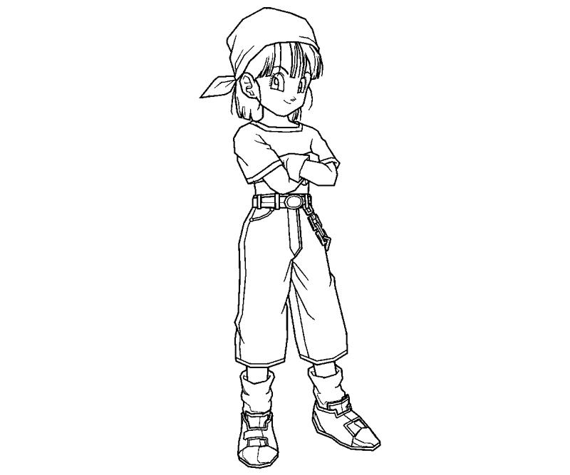 Dbz Pan Coloring Pages