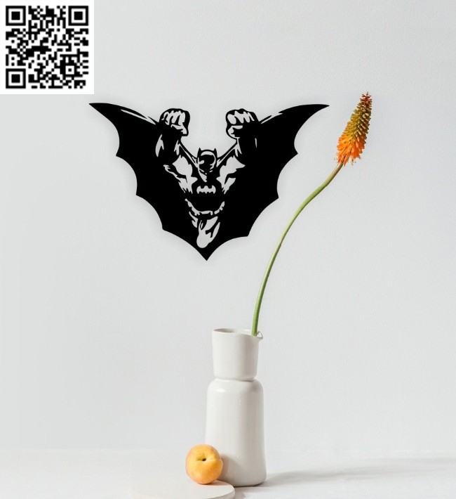 Batman wall decor E0014859 file cdr and dxf free vector download for ...