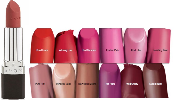 Avon True Color Perfectly Matte Lipstick - with swatches! | Beauty ...