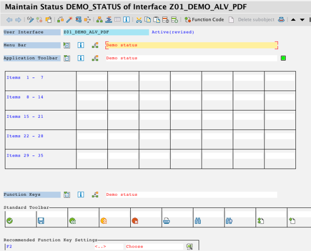 Customising Pf Status Adding Custom Icon Function In Alv Report Learn Sap Program