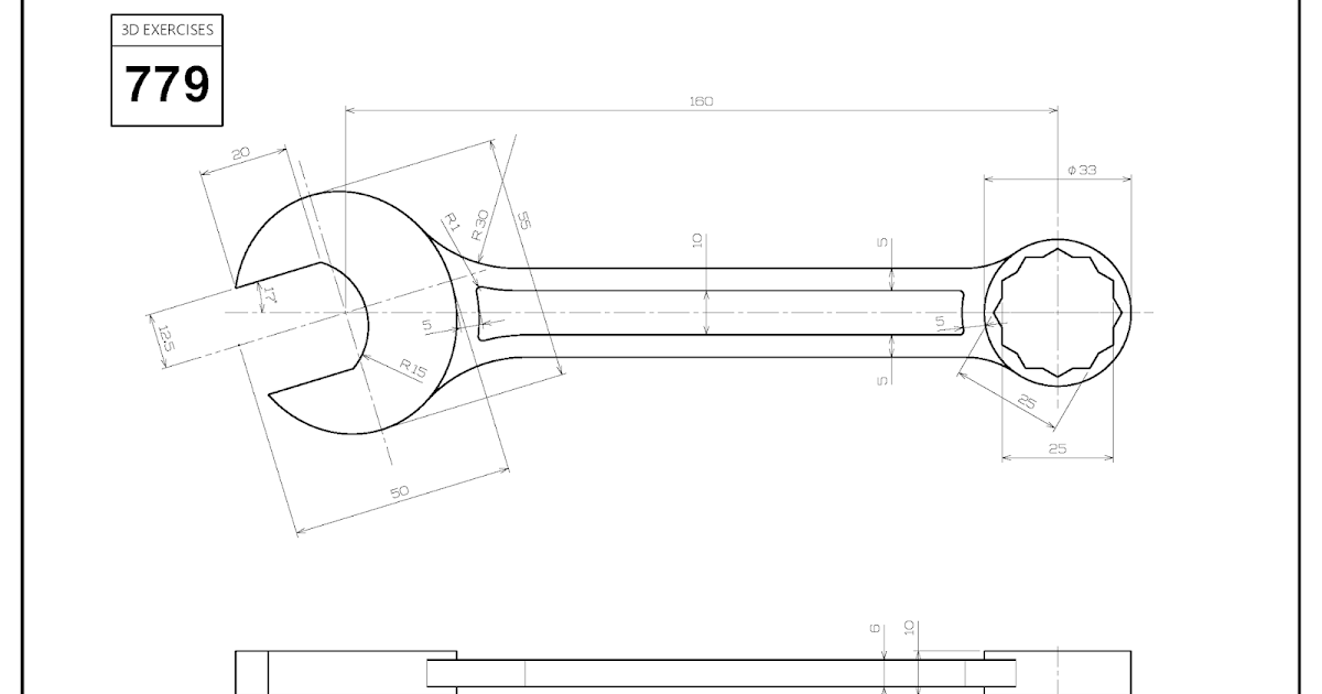 3D CAD EXERCISES 779 - STUDYCADCAM