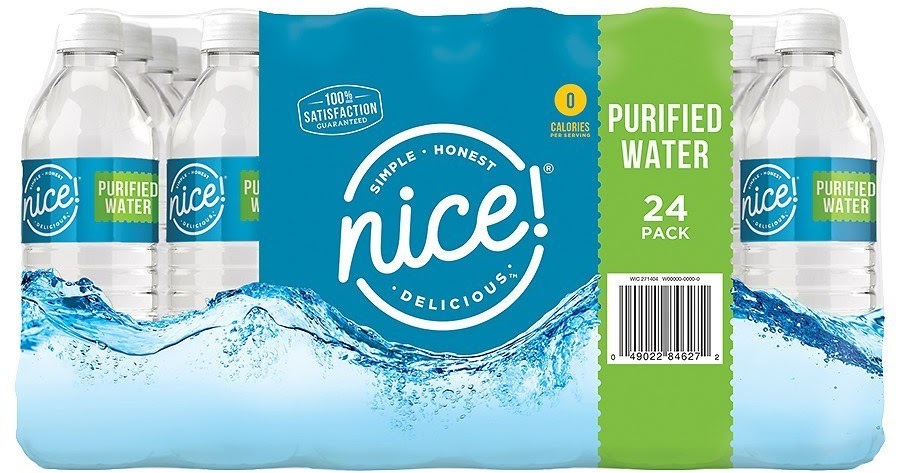 Nice! Bottled Water As Low As $1.22 Per Pack!