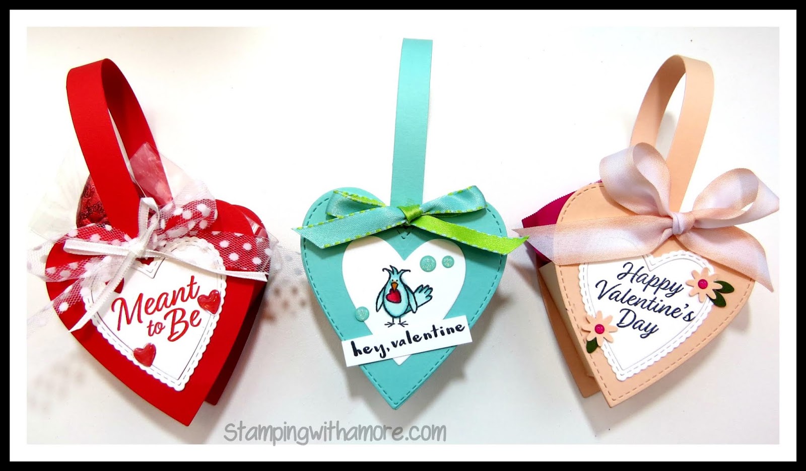 Stampingwithamore: FACEBOOK LIVE #18 VALENTINE'S DAY TREAT HOLDER