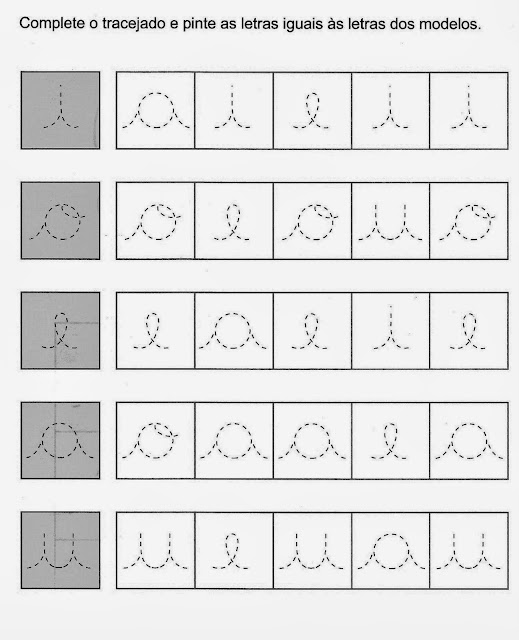 BLOG PROFESSOR ZEZINHO: Atividades Coordenação Motora Vogais