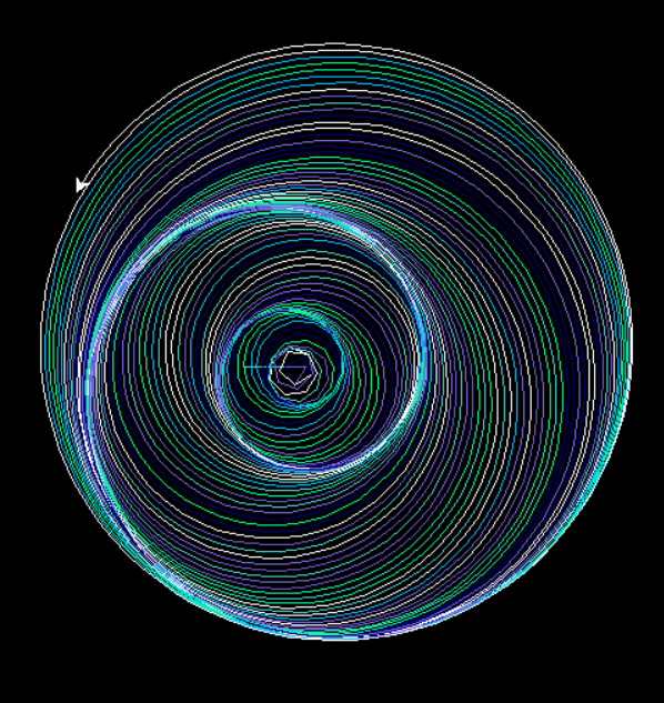 Drawing Fibonacci Spiral using Python