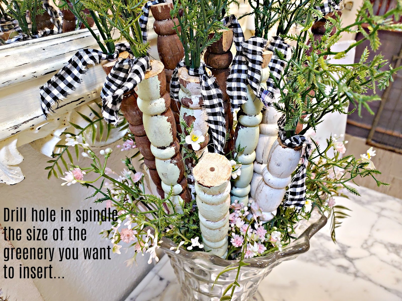Penny's Vintage Home: Repurpose your old Crib Spindles into Spring Carrots