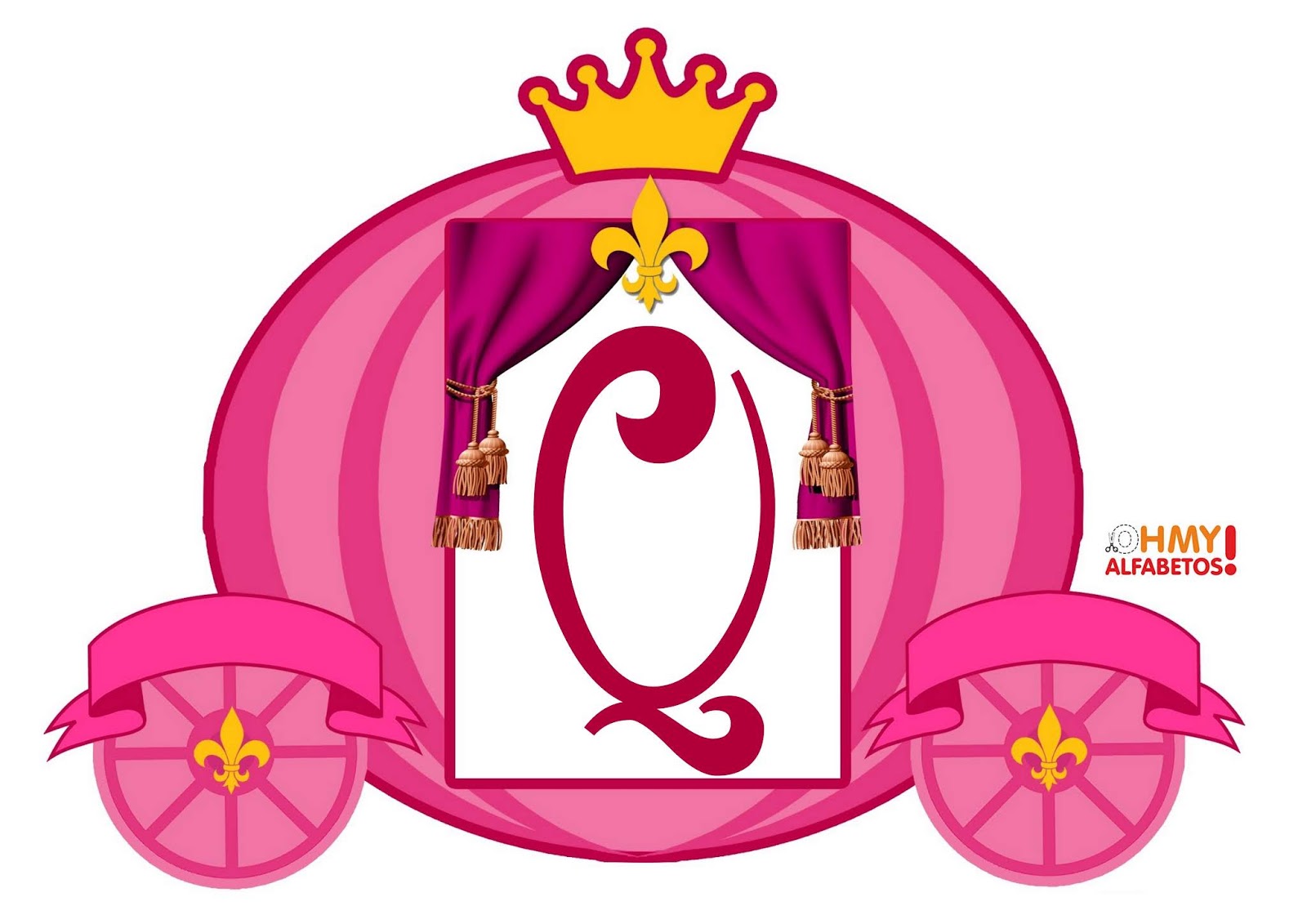 Abc in Princess Carriage. Letras en Carruaje de Princesa. - Oh my ...