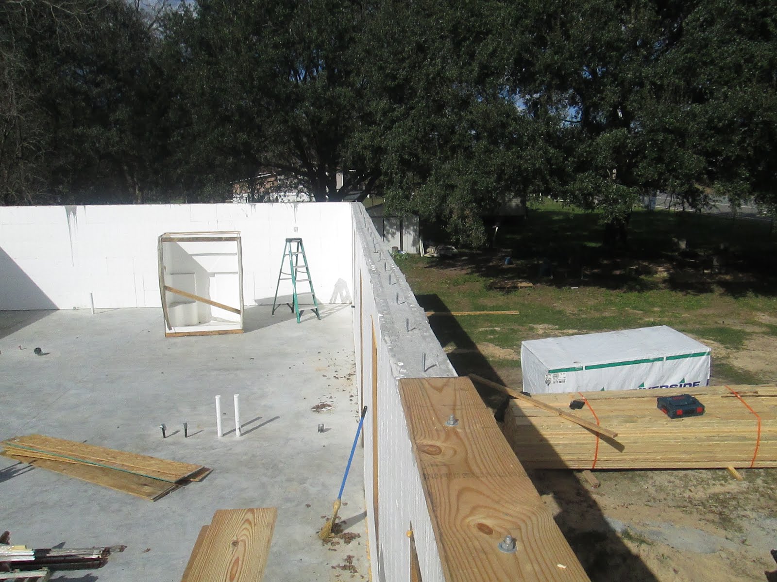 A New Home in the Country: Day 74: Installing the Header Board