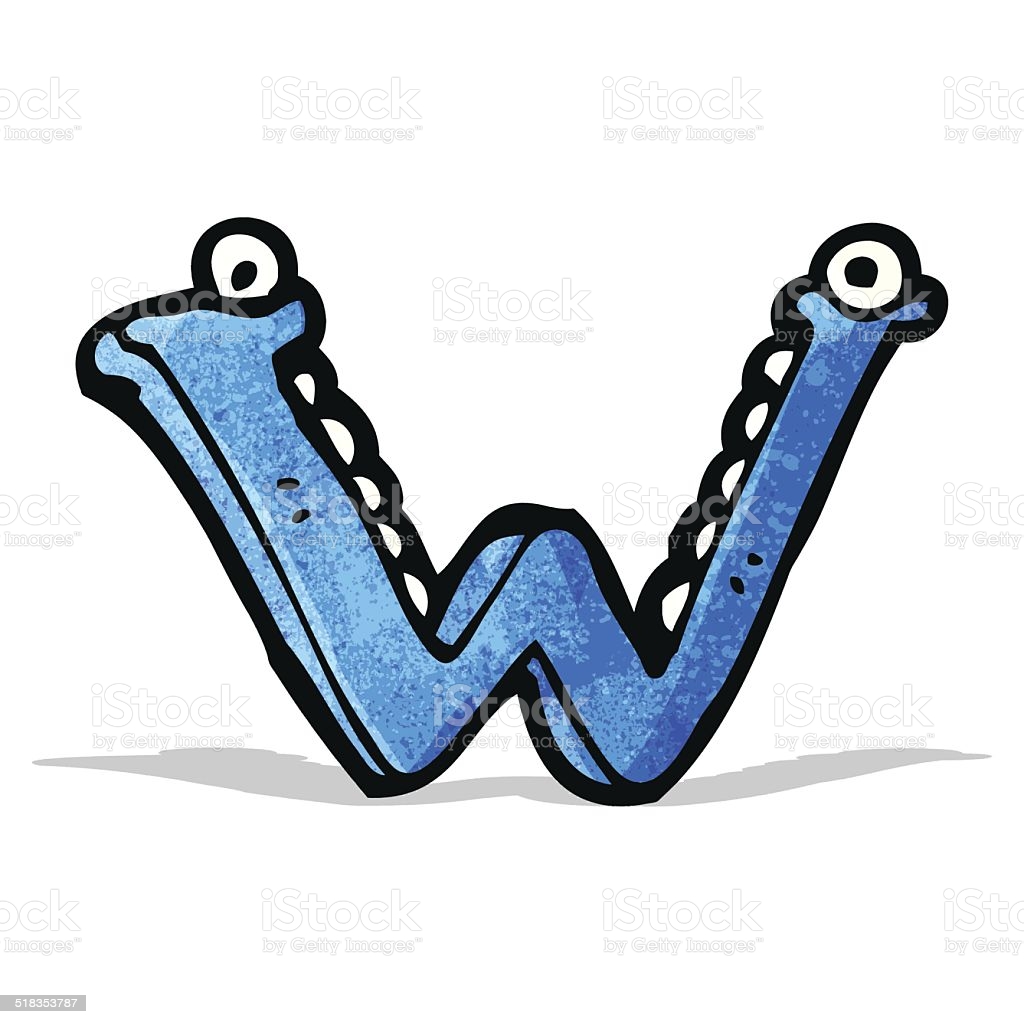 Cute Letter W Clipart - Birthday Letter