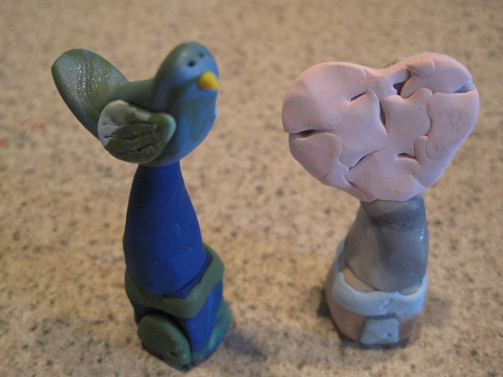 Angela Anderson Art Blog: Polymer Clay Birds & Houses - After School Art