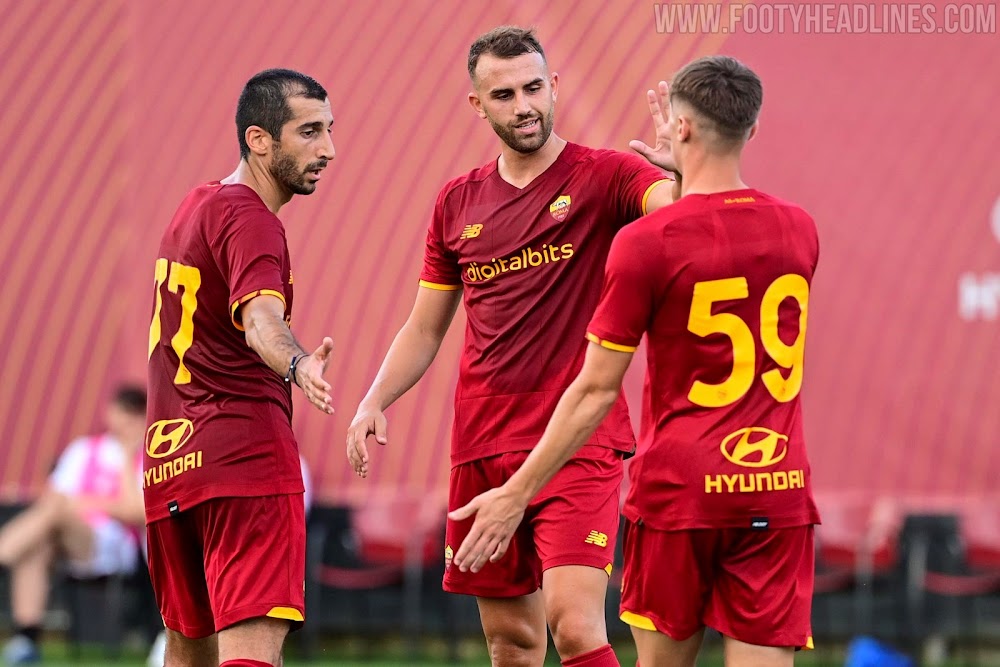 New Balance AS Roma 21-22 Home Kit Released - Footy Headlines