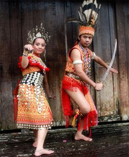 Kadazan and Iban Traditional Clothes