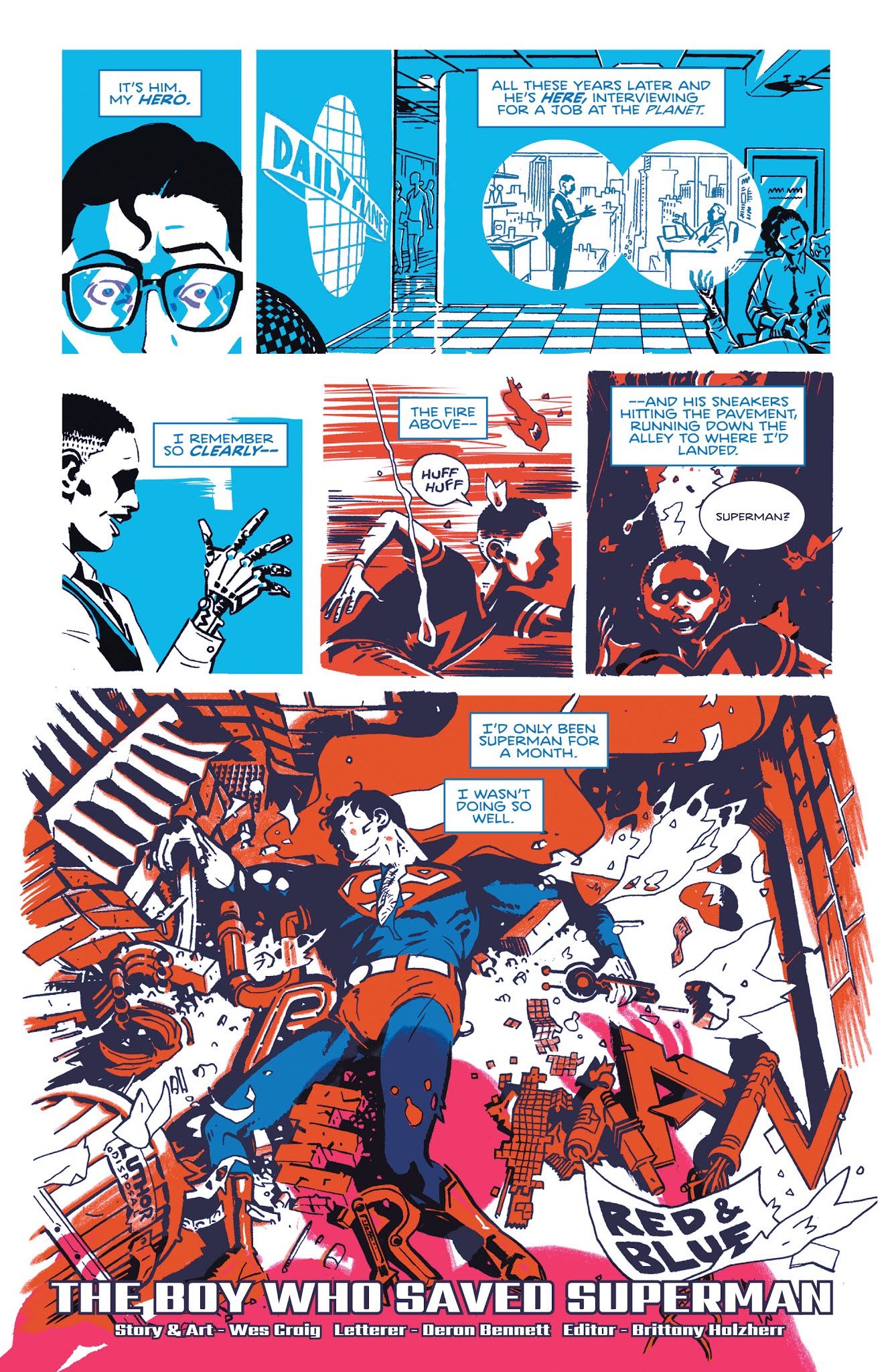 Weird Science DC Comics: Superman: Red & Blue #1 Review