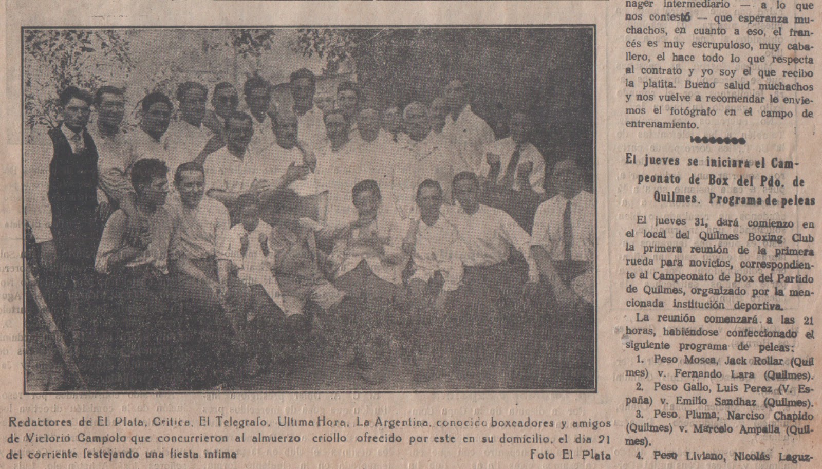 EL QUILMERO: VICTORIO M. CAMPOLO - UN GIGANTE OLVIDADO