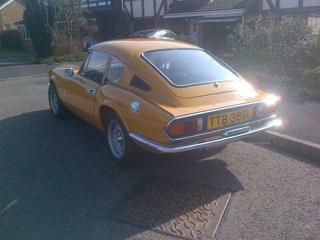 My Saffron Triumph GT6 Mk3: March 2012