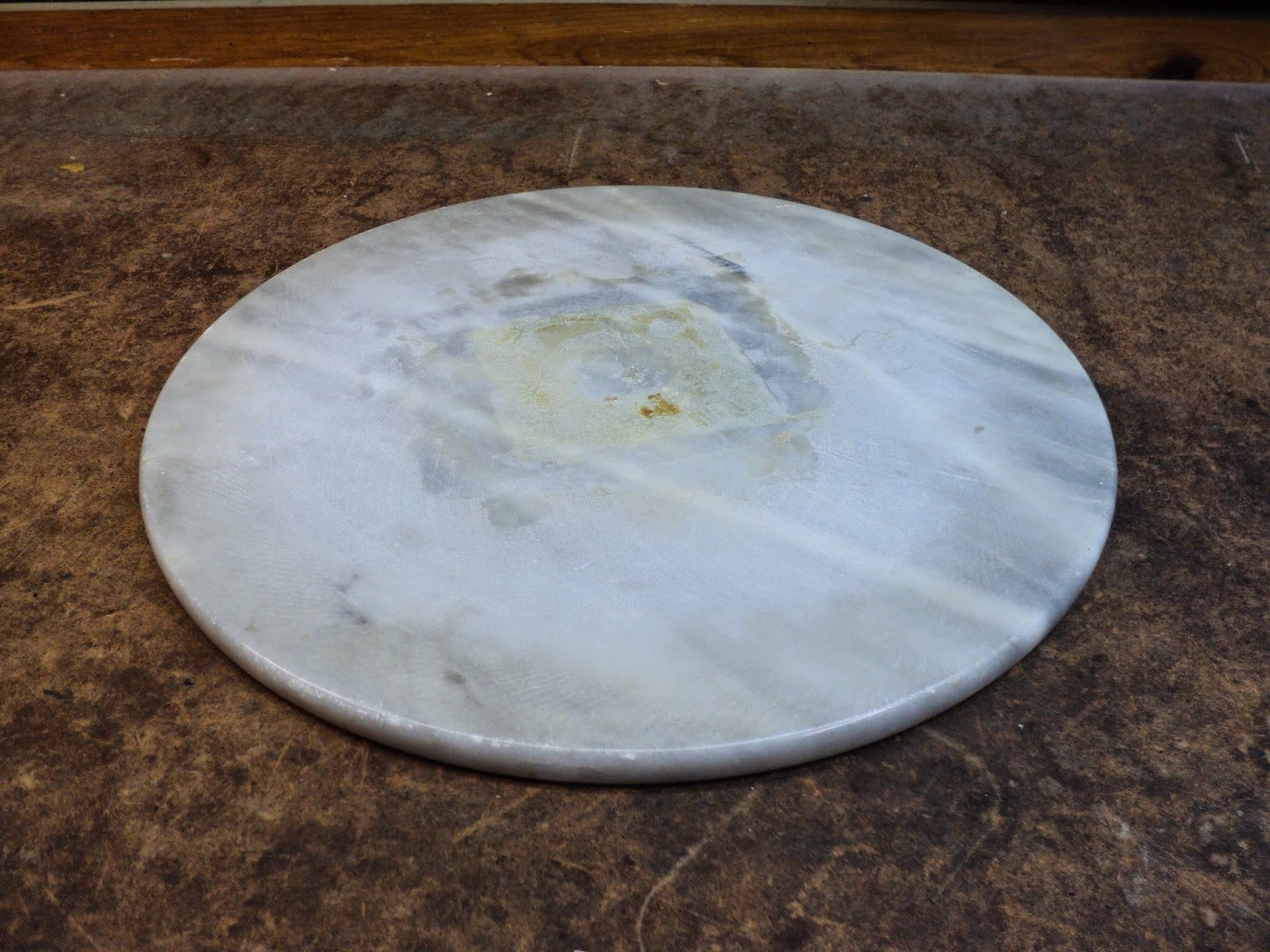 Rouge River Workshop: Roadside Find -- A Marble Disc