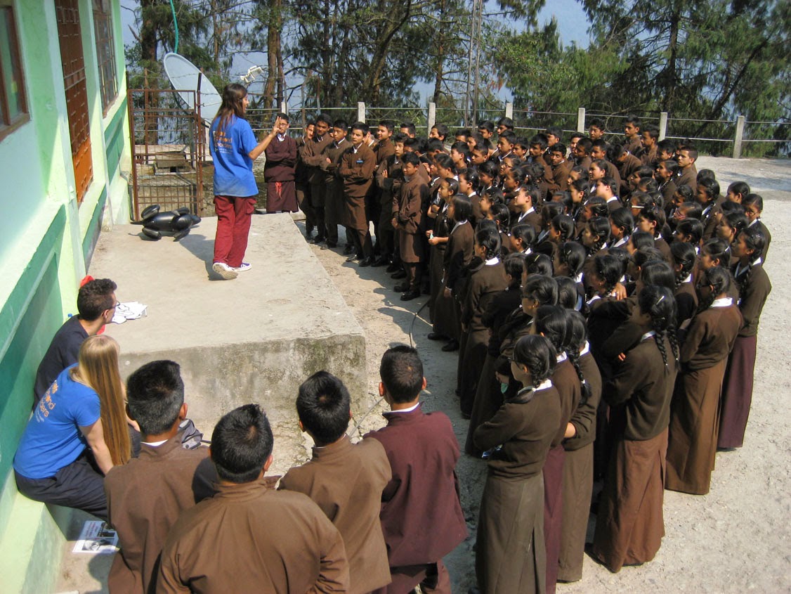 Sikkim NOW!: SARAH volunteers from Australia work in Sikkim schools to ...