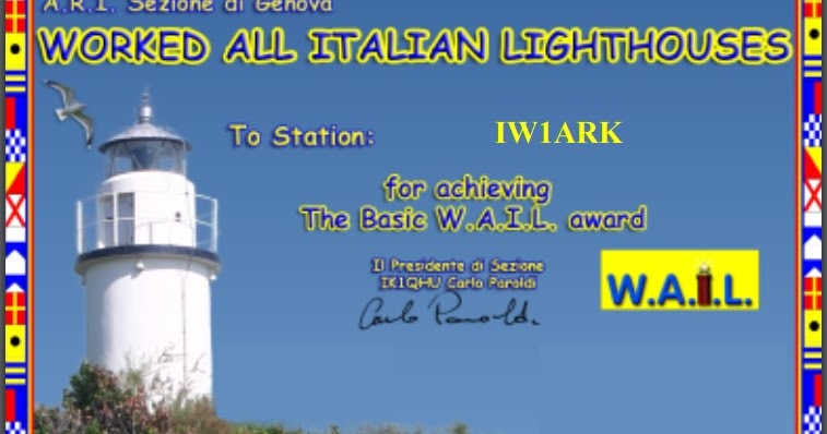 IW1ARK: FARI ITALIANI