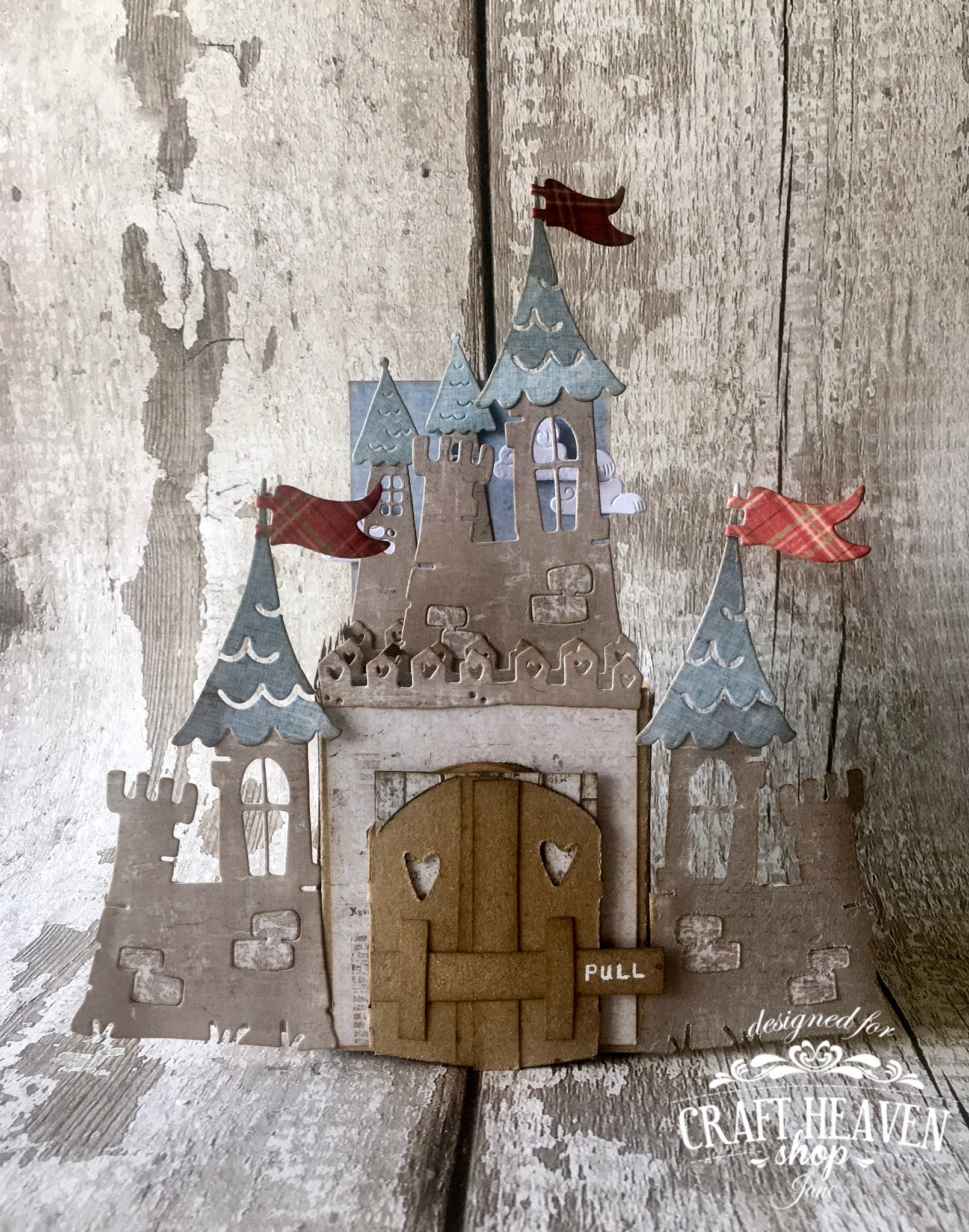 Jane's Magnolia Blog: Craft Heaven DT - Castle Pop Up Card