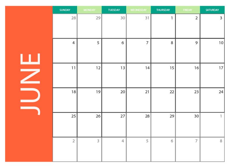 June 2017 Calendar Printable Pdf Free Printable January 2021 Calendar ...