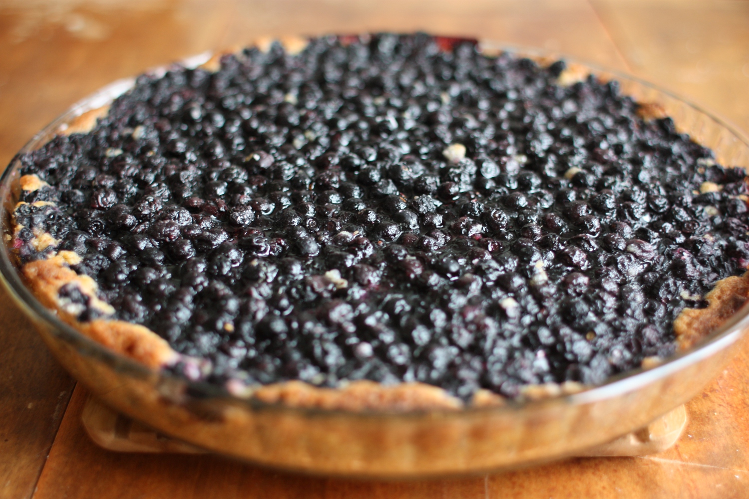 Rukiinen mustikkapiirakka