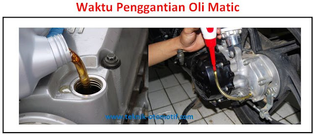 Ganti Oli Motor Matic, Kapan Waktunya ? | teknik-otomotif.com
