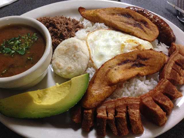 Tamerlane's Thoughts: Colombian dinner