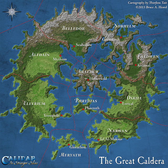 The Cartography of Thorfinn Tait: Calidar Kickstarter Has Begun!