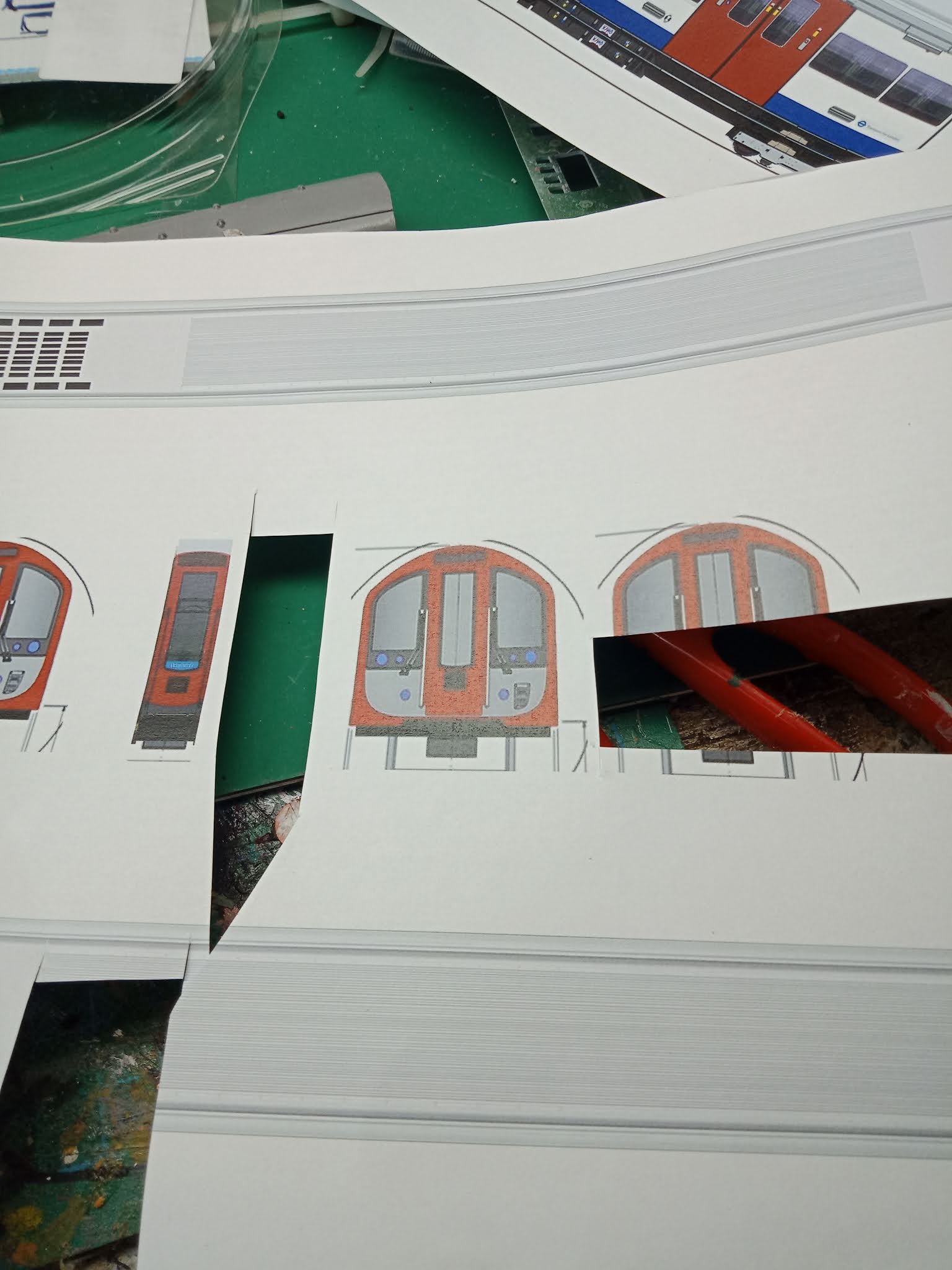 Underground train models