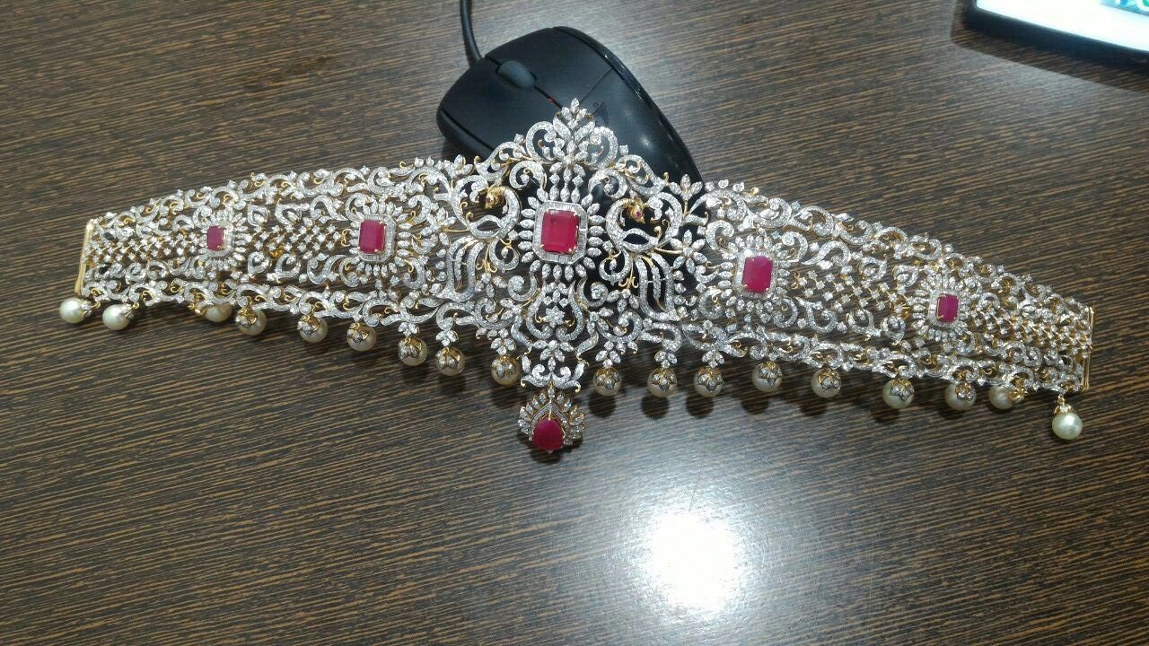 Rich and Grand Diamond Waist belts - Jewellery Designs
