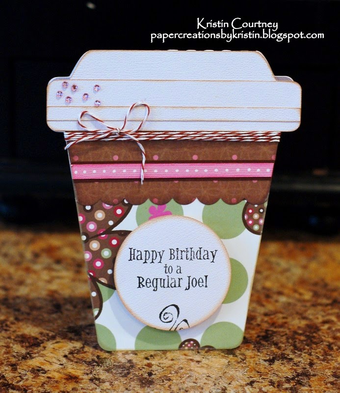 Paper Creations by Kristin: Coffee Cup Card