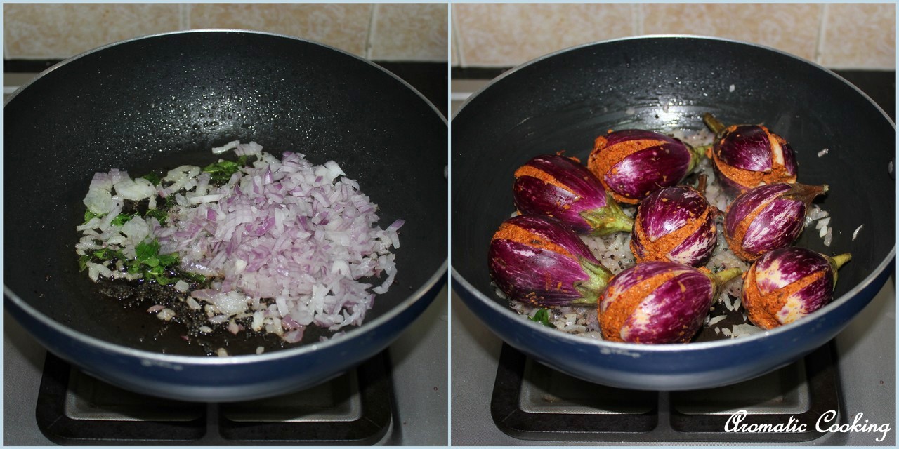 Aromatic Cooking: Badanekai Yennegai, Karnataka Style Stuffed Eggplant ...