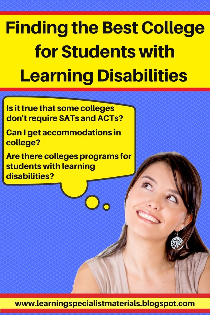 Finding The Best College For Students With Learning Disabilities Finding The Best College For Students With Learning Disabilities