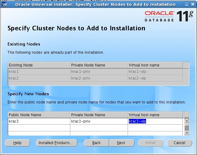 Manpreet Singh (Database Administrator): Add node on Oracle RAC 11G R1 ...