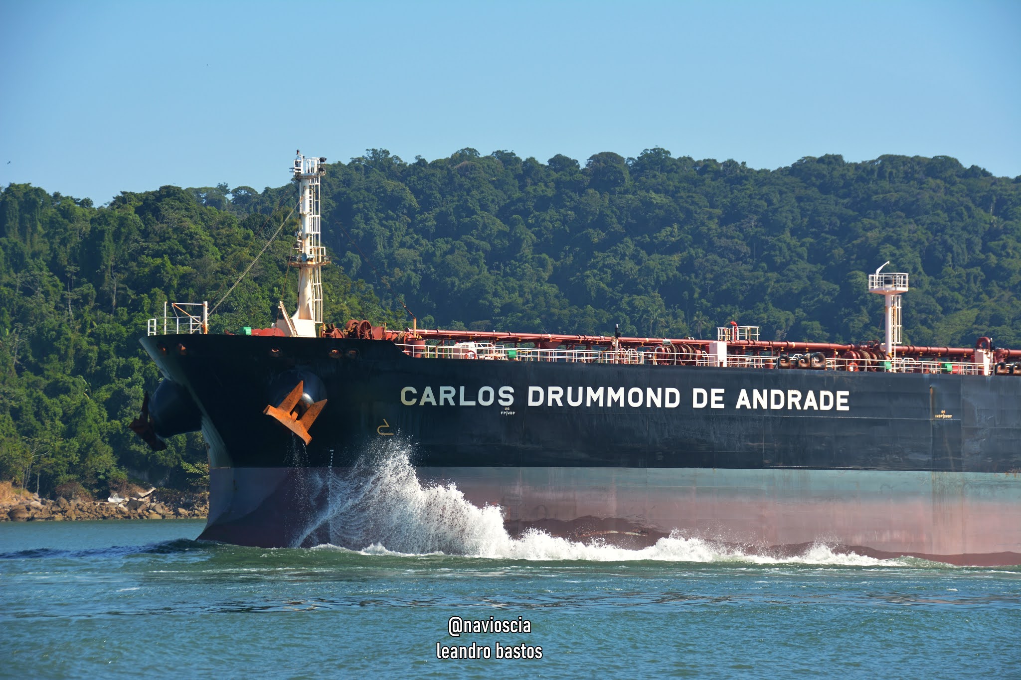 Navios de Santos & CIA: navio CARLOS DRUMMOND DE ANDRADE
