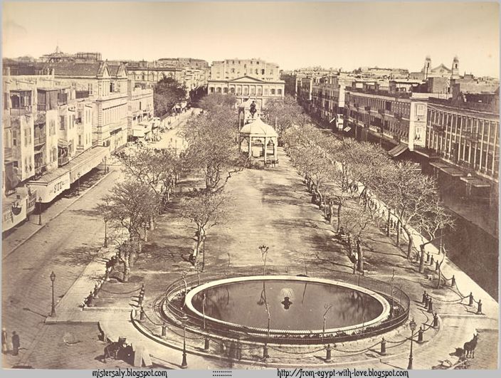 From Egypt With Love: Mansheya Square Alexandria from 1857