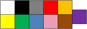 11 Basic Colors