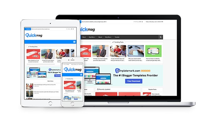 Quick Mag - Responsive Magazine Blogger Template Quick Mag - Responsive Magazine Blogger Template