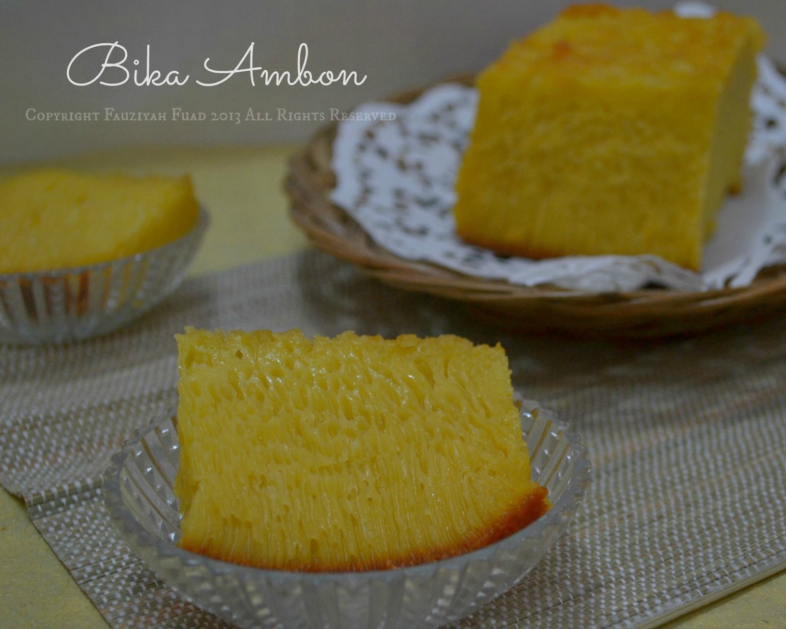 from my little kitchen: bika ambon