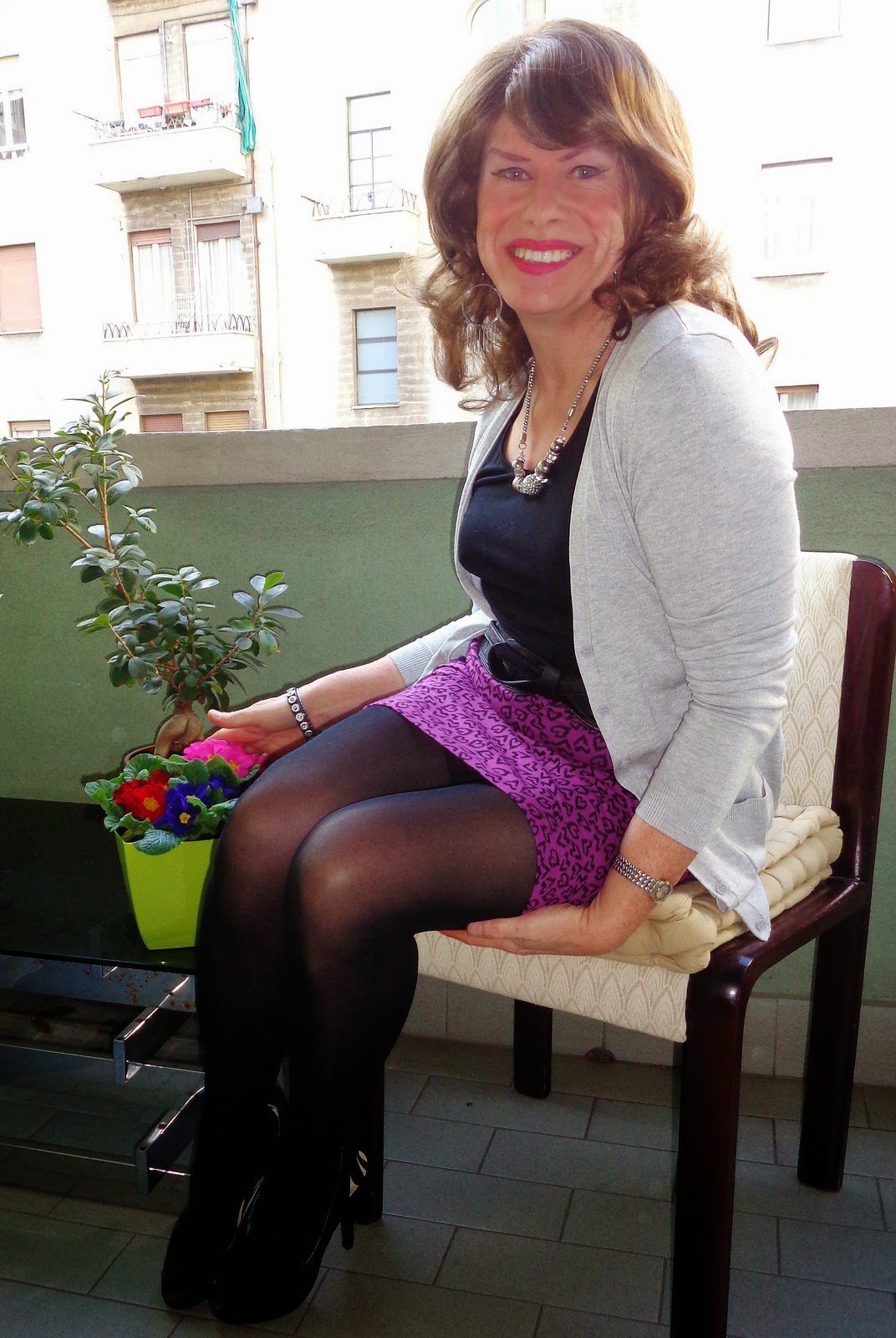 Tgirls on Flickr: Elegant Pattie on the Balcony