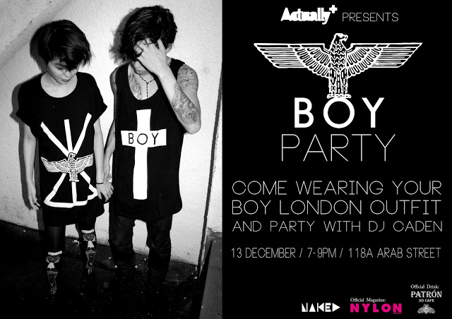 Aloha From Singapore!: Boy London