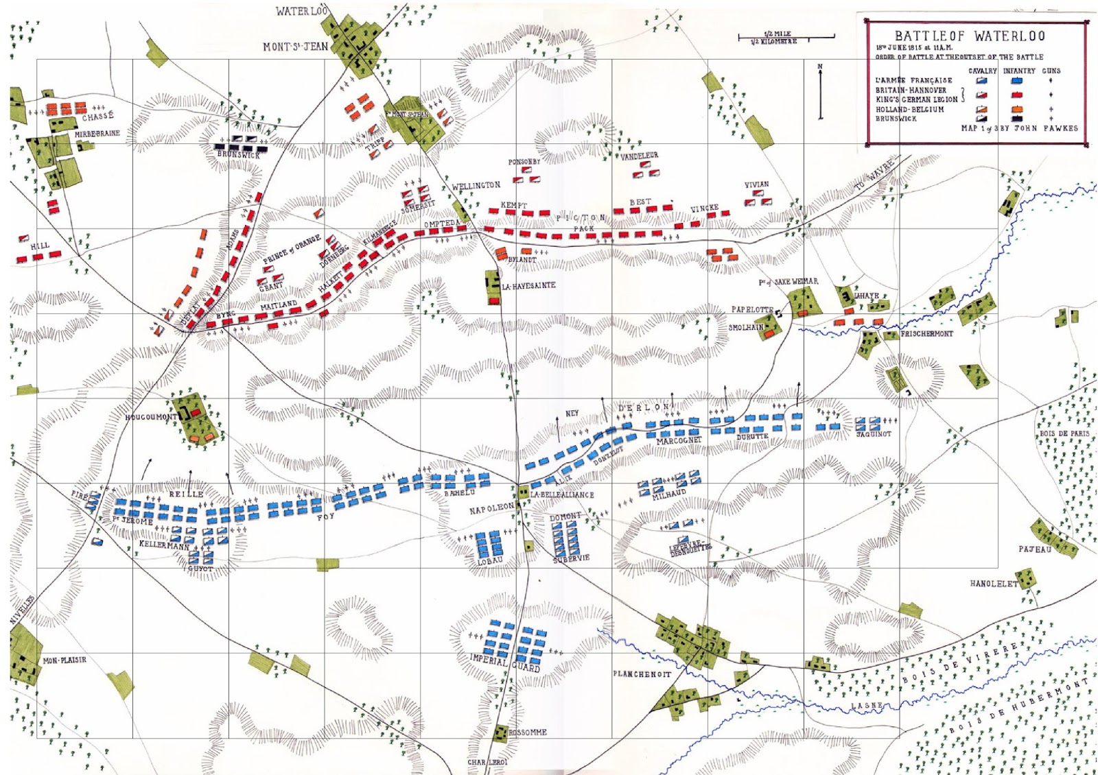Grymauch's Solo Wargaming Blog : Waterloo Update