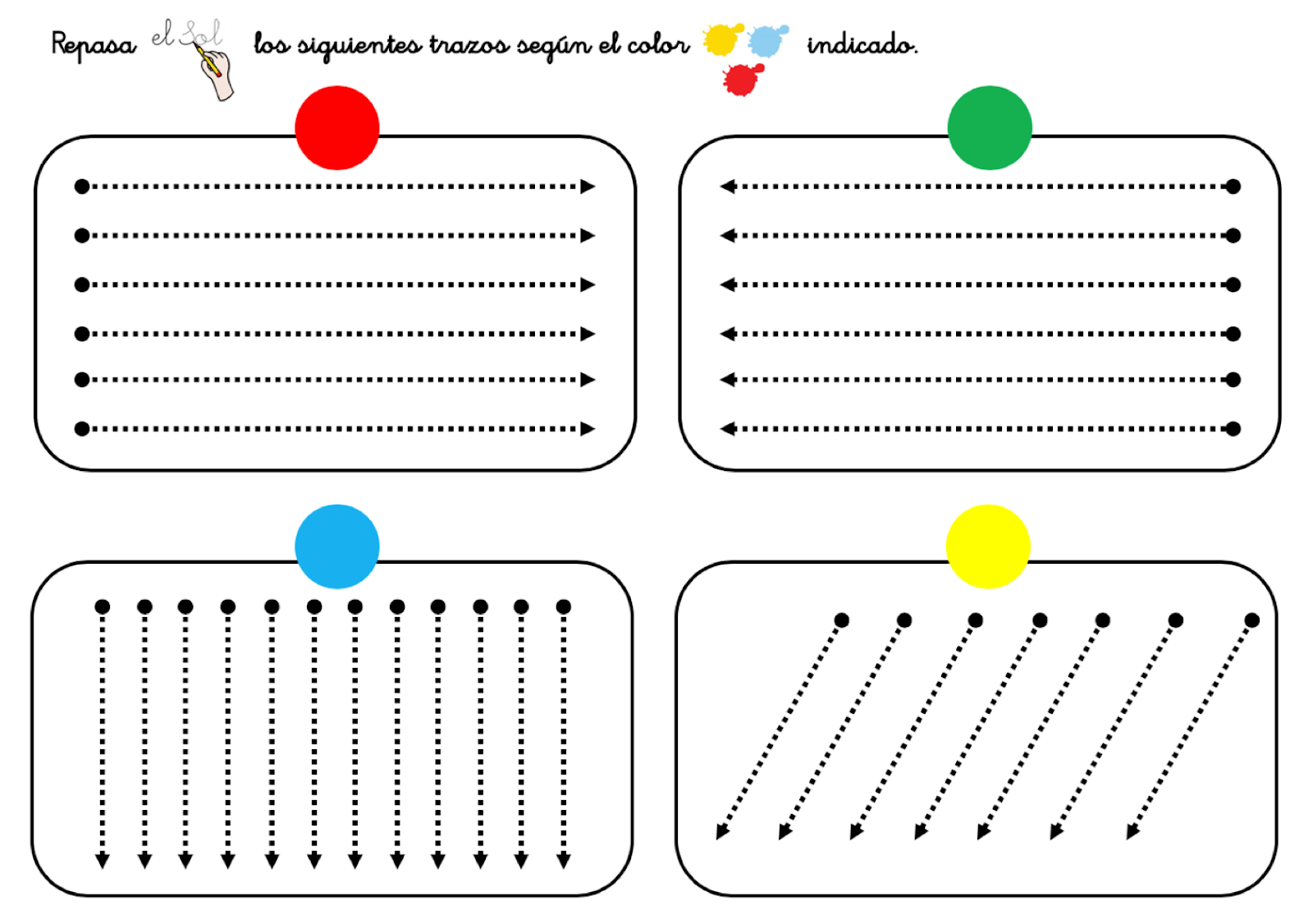 MeseTEA: TRAZOS DE COLORES.