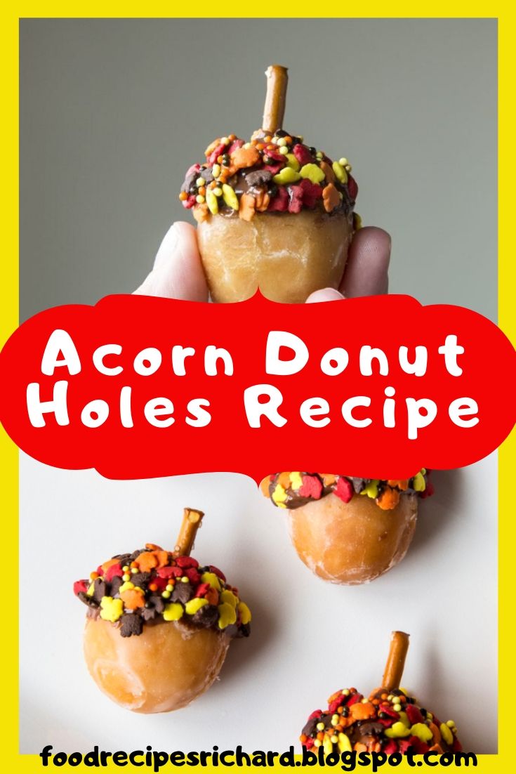 Acorn Donut Holes Recipe
