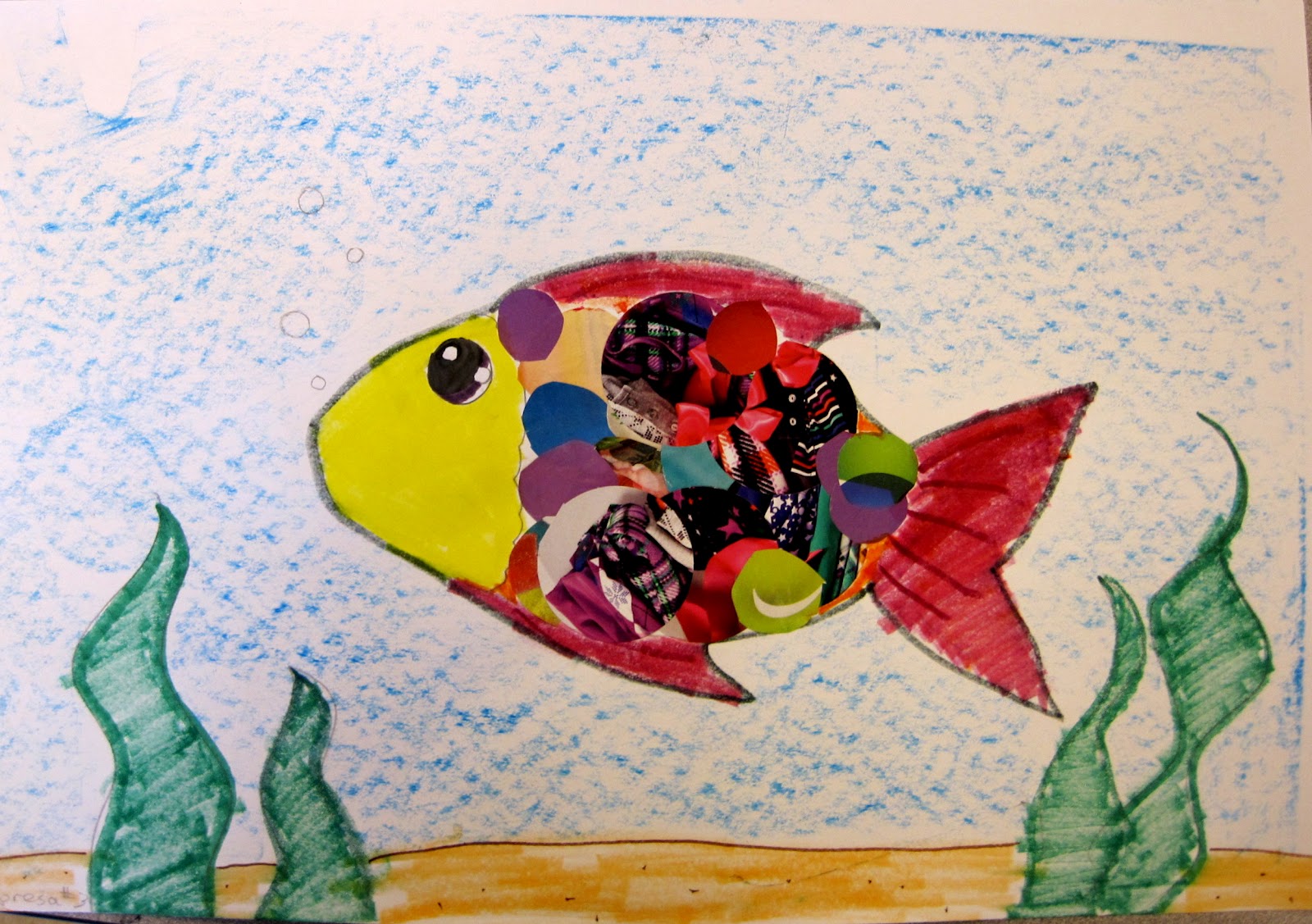 Fish Collage | Art Class Ideas