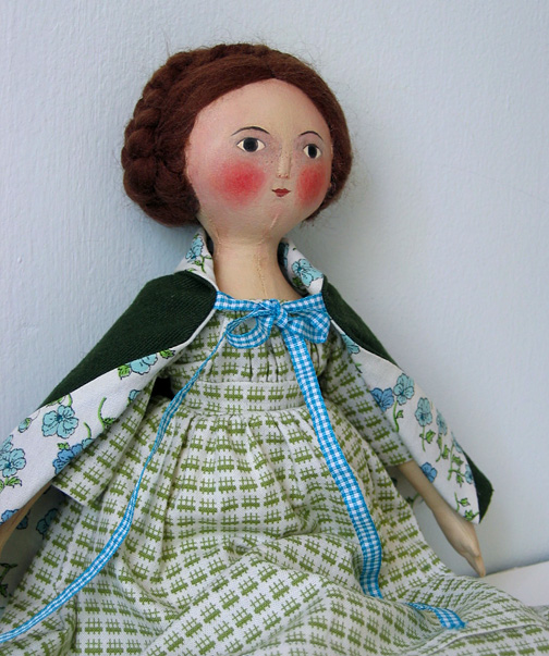 needle book: Gail Wilson doll