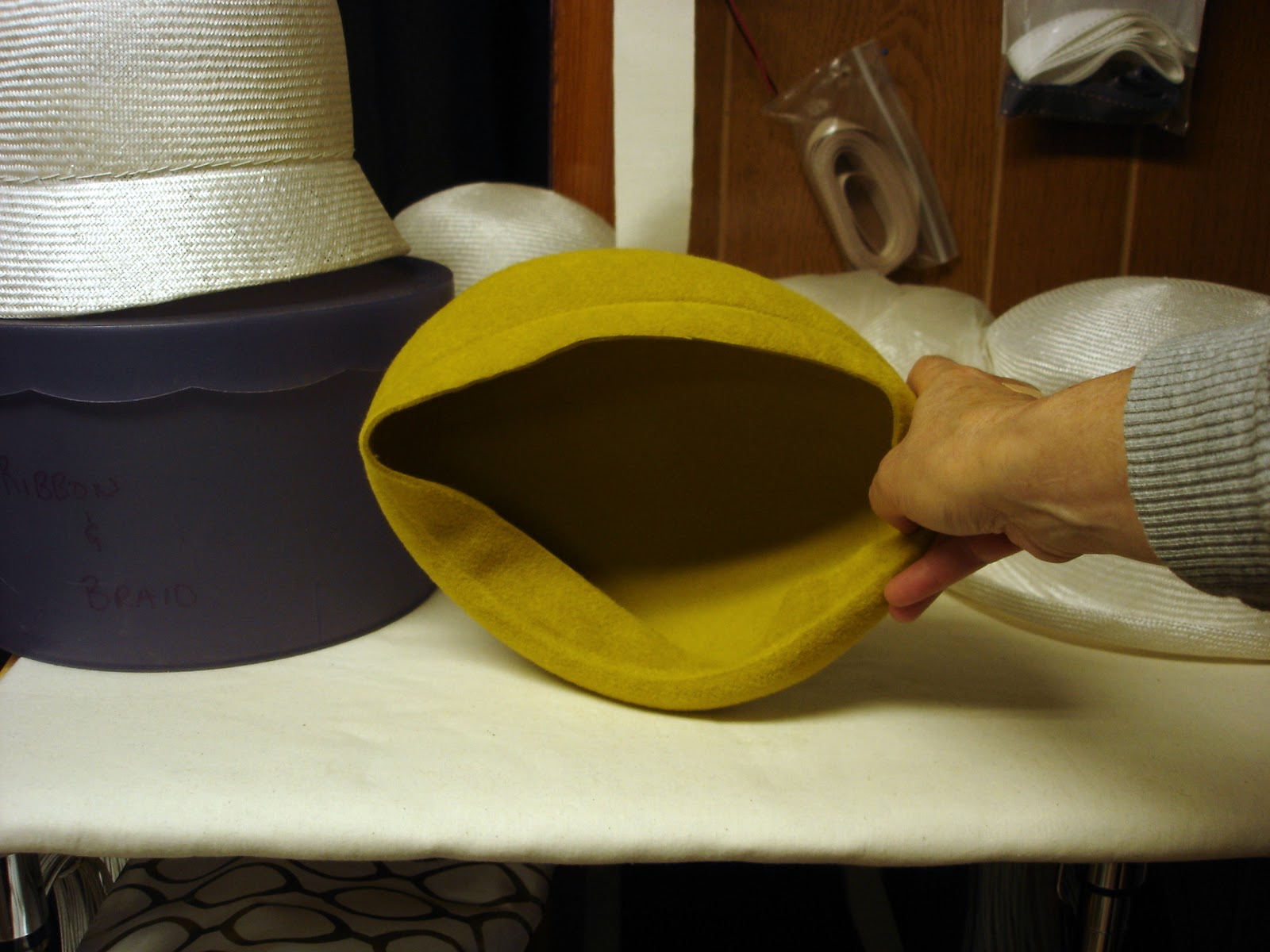 THE MILLINERY SHOP: Handmade Hats by MARCIA LACHER: Blocking a Hat
