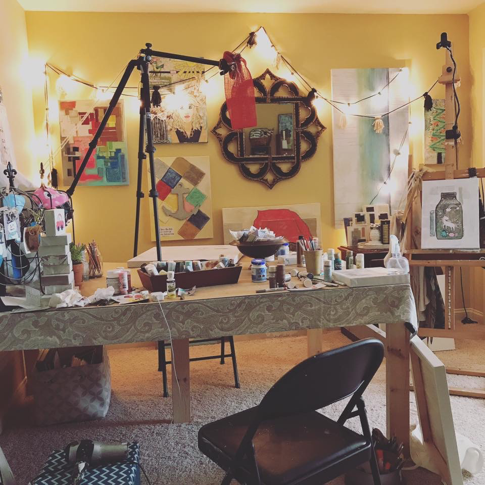 Ashley's Art Closet: How Messy Is Your Art Studio