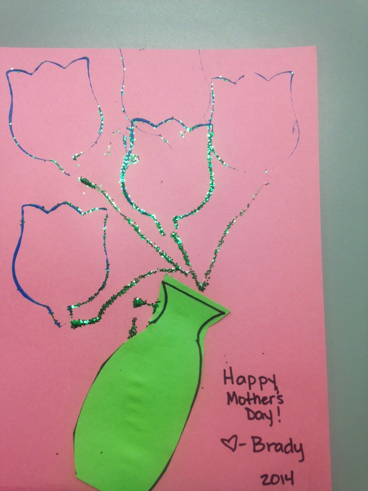 Beautiful Chaos: Preschool: Mother's Day Vase of Flower