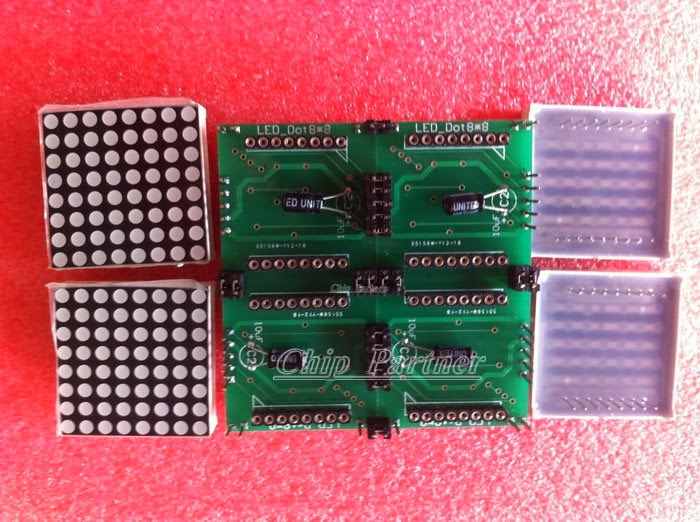 Winkleink - box of wires: 16x16 LED Matrix using MAX7219 from eBay for ...